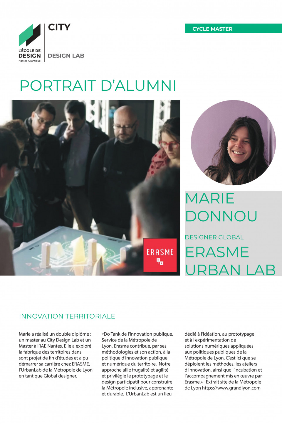 Alumni portraits - CITY DESIGN LAB | We Design | La communauté de l ...