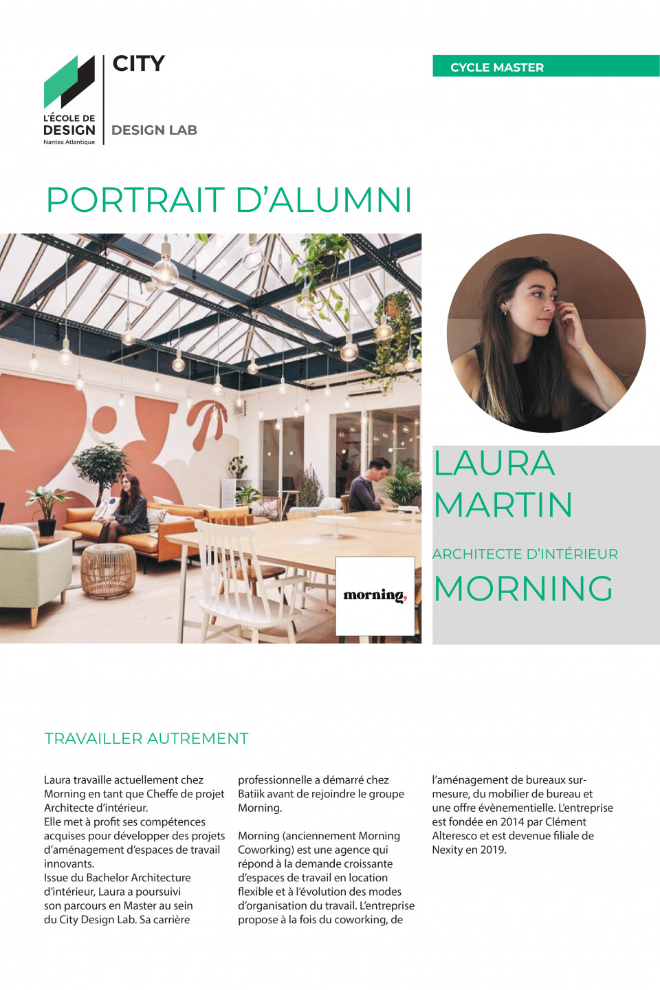Alumni portraits - CITY DESIGN LAB | We Design | La communauté de l ...