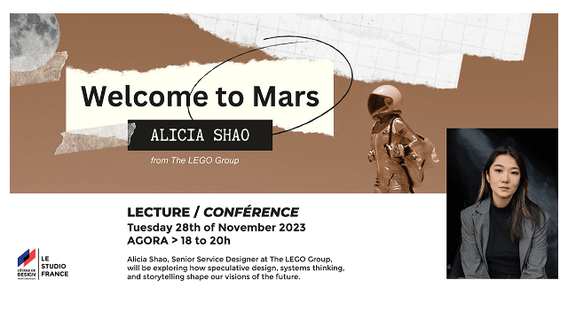 Conférence / Welcome to Mars by Alicia Shao | We Design